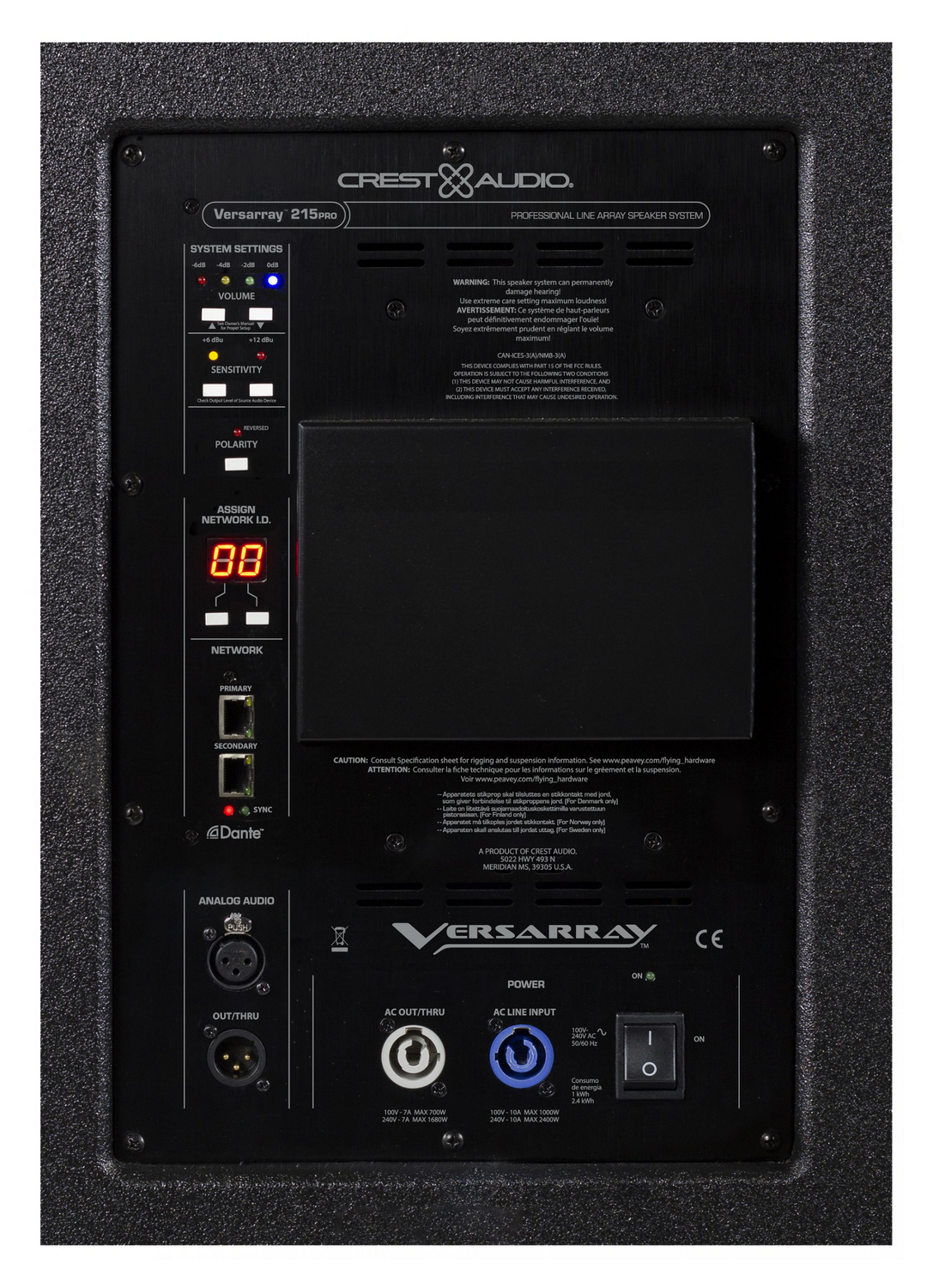 Crest Audio® Versarray® Pro 215 Powered Subwoofer - Peavey