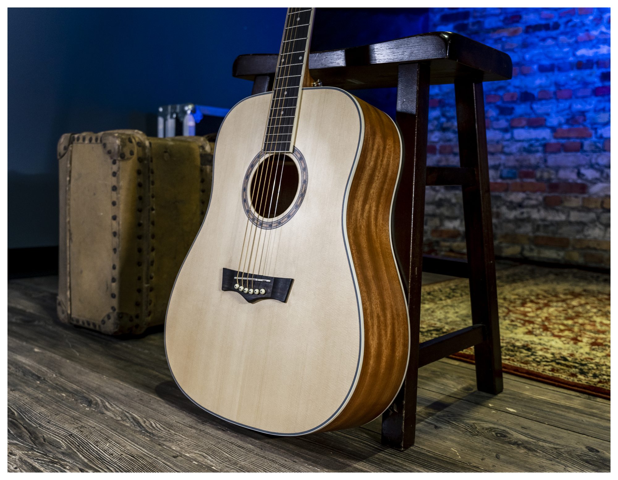 Delta Woods® DW-1™ Acoustic Guitar with Bag - Peavey