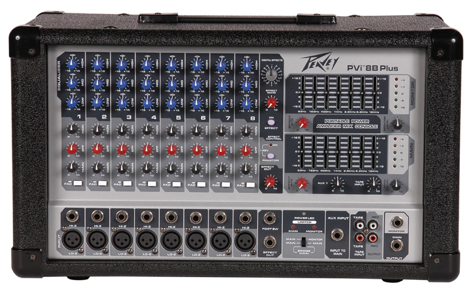 PVi® 8 Plus All In One Powered Mixer - Peavey