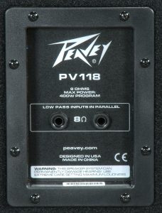 PV® 118 Subwoofer - Peavey